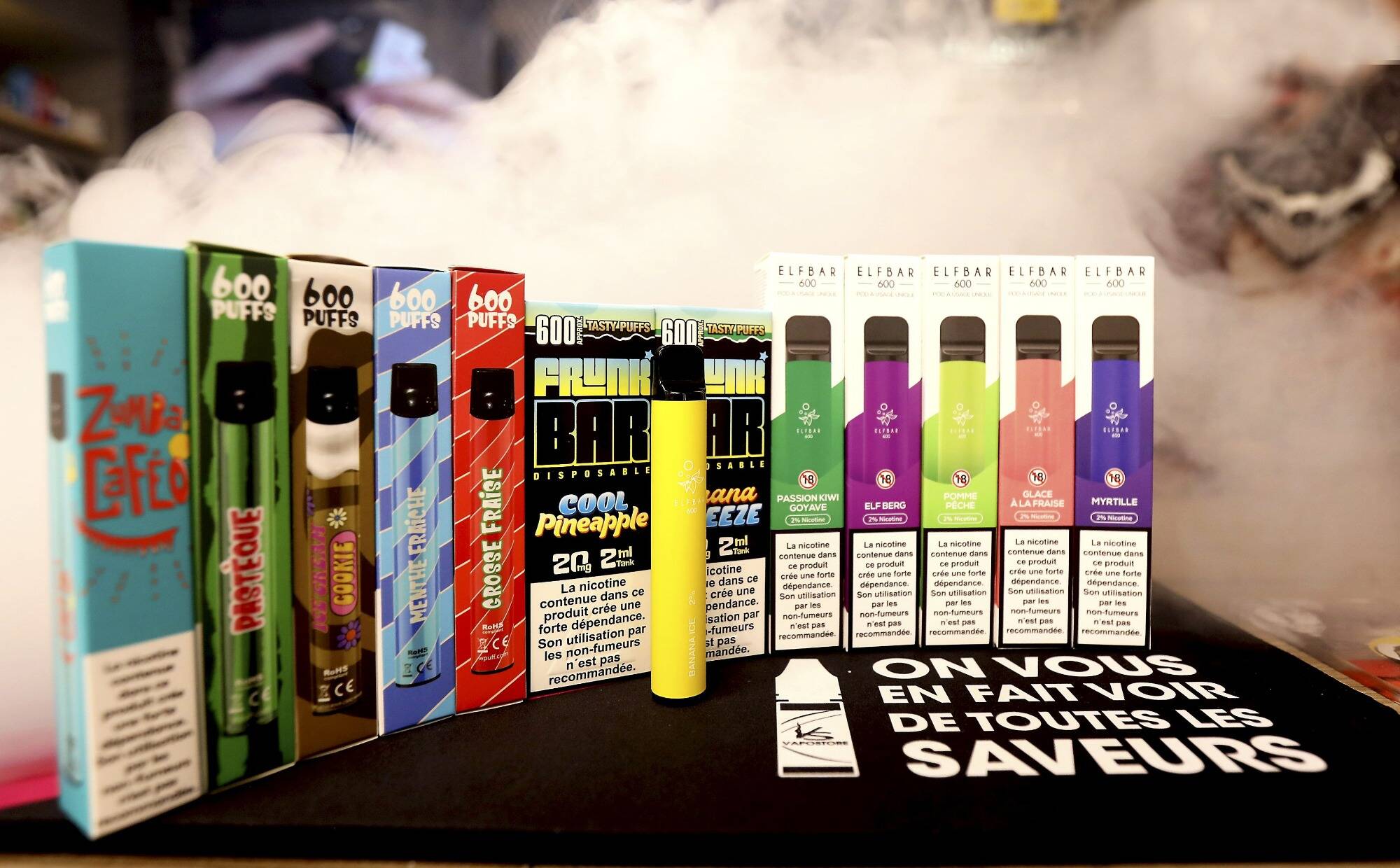 La cigarette électronique jetable puff "prochainement" bannie en France ...