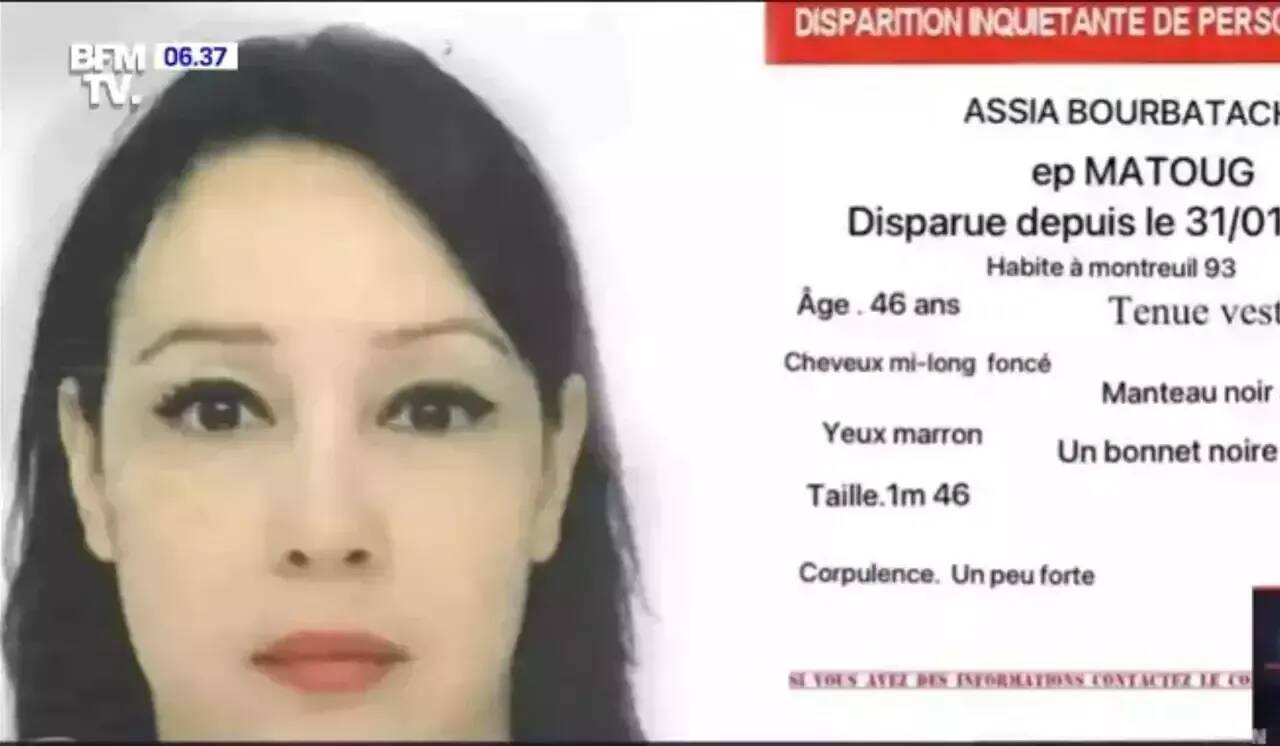 Le mari d'Assia M. dont le corps a été retrouvé démembré à Paris, a avoué avoir tué sa femme ...
