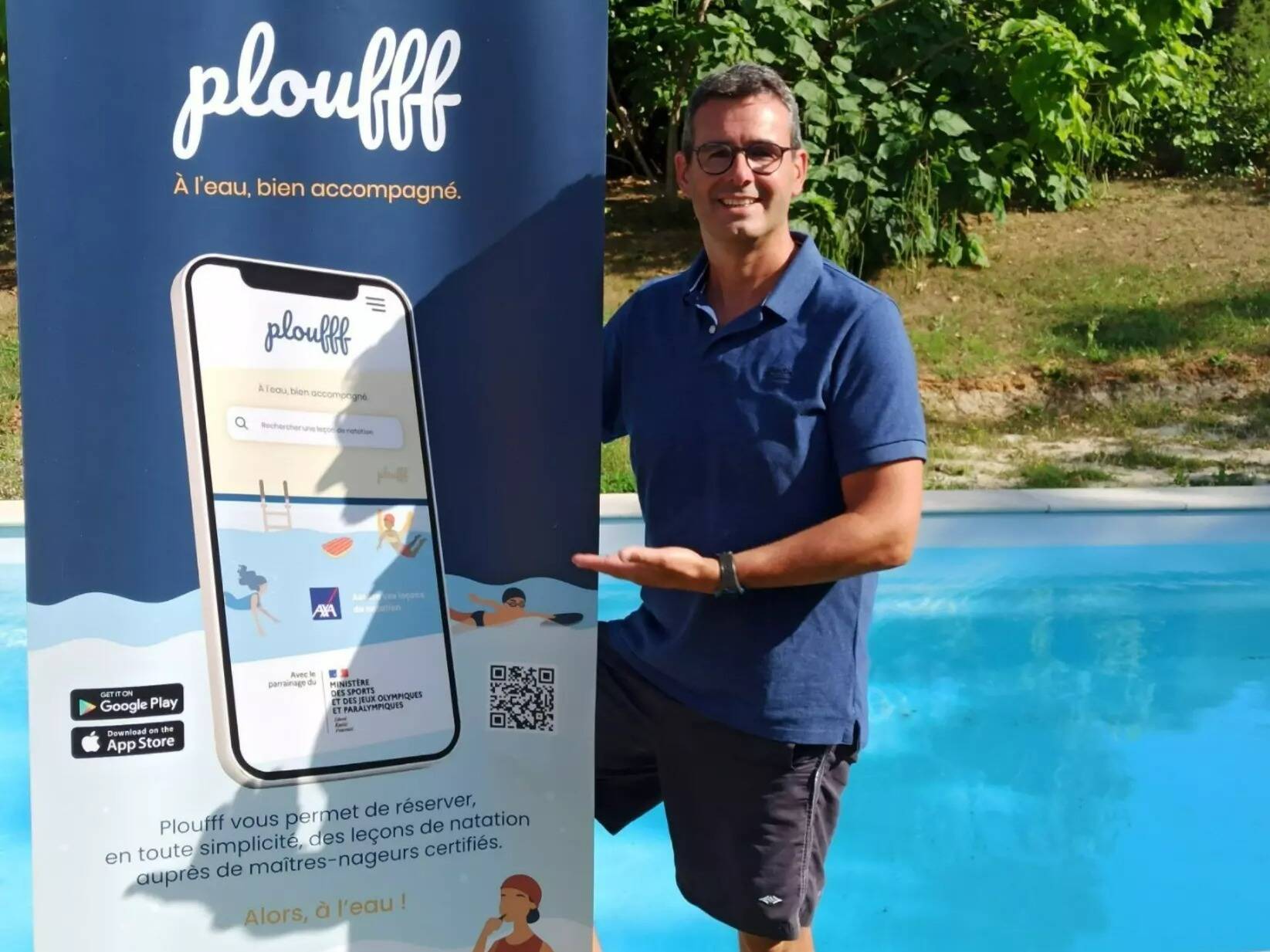 Vous ne savez pas nager? L'application Ploufff vous trouve un maître ...