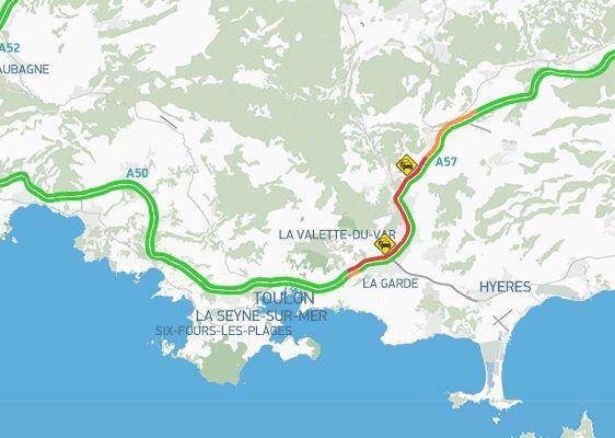 INFO TRAFIC. Des difficultés sur l'autoroute dans le Var - Nice-Matin