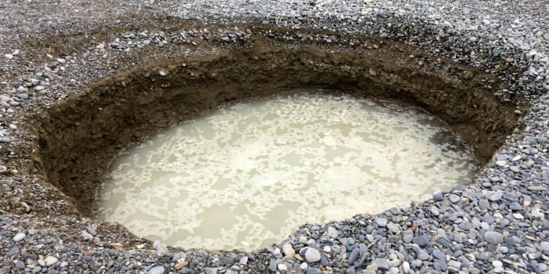 PHOTOS et VIDÉO. Les impressionnantes images du trou qui s'est formé ...