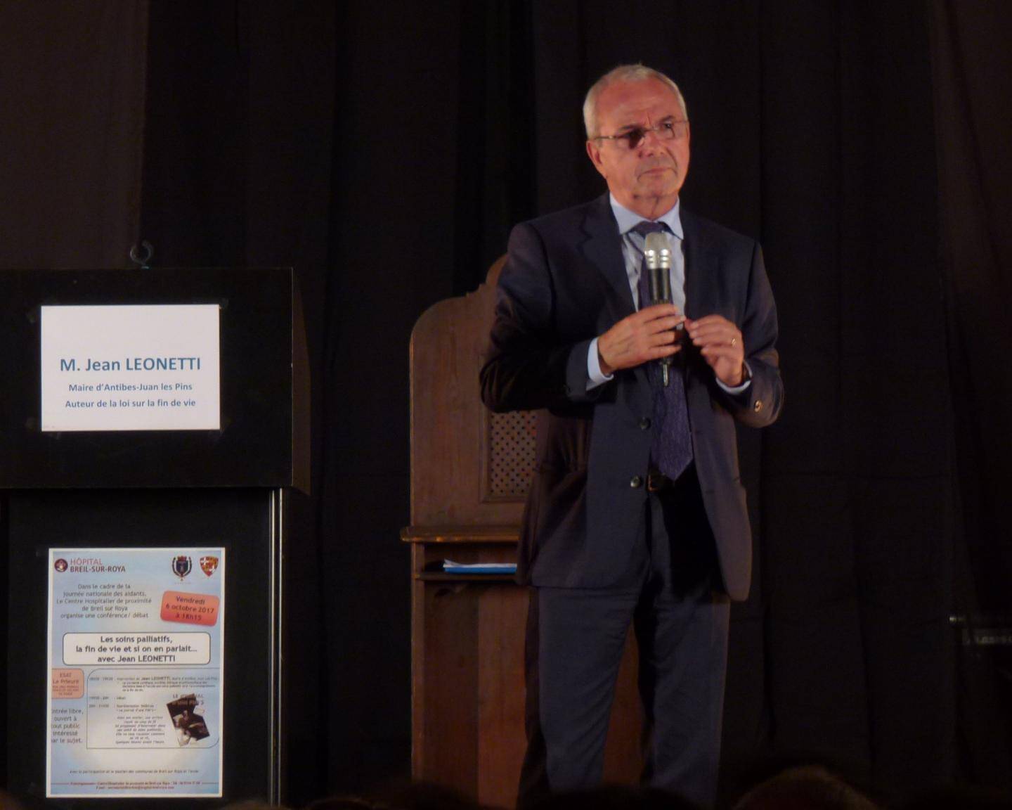 Fin de vie : Jean Leonetti offre une conférence exceptionnelle et ...