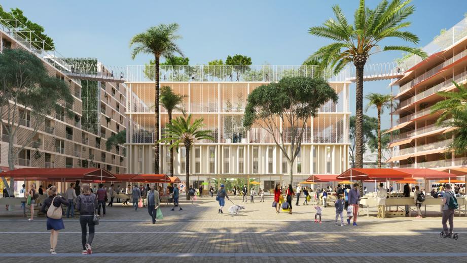 PHOTOS. Découvrez le futur cœur de vie du quartier Nice-Méridia - Nice ...