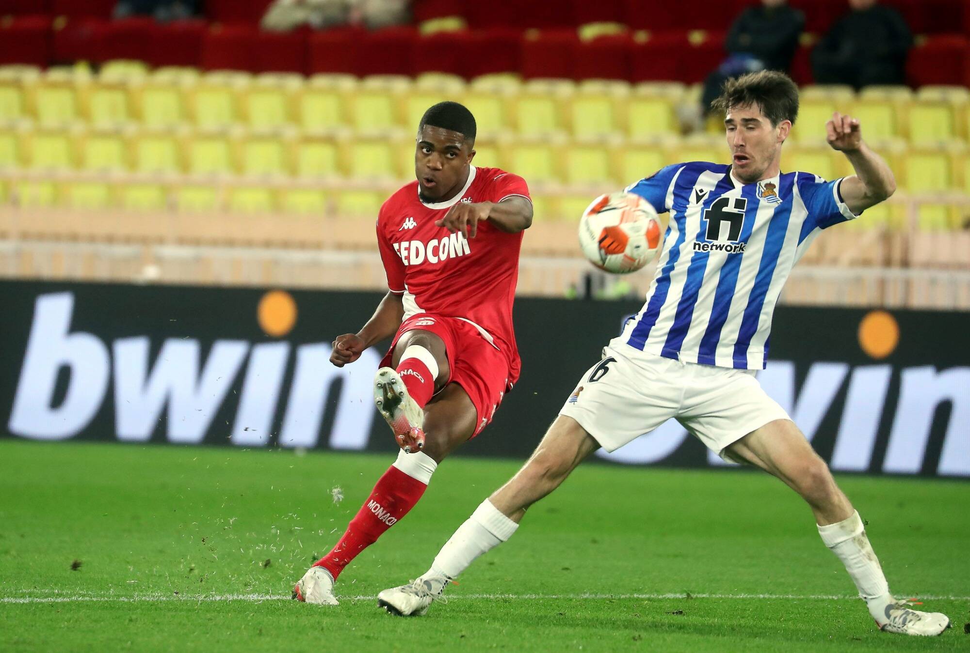 Myron Boadu de retour dans le groupe de l'AS Monaco pour la réception ...