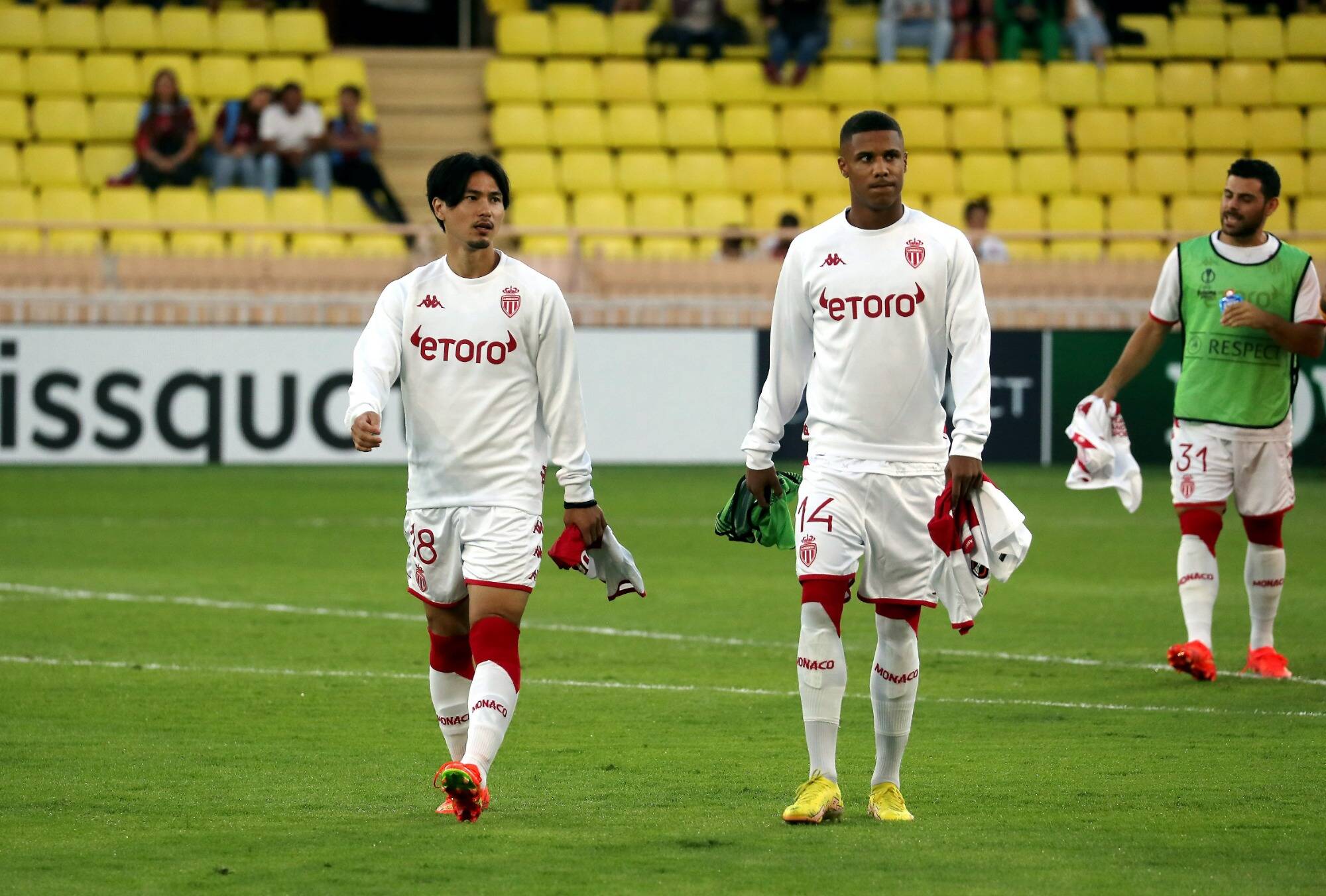 De nombreux changements dans le onze de l'AS Monaco contre Angers ...