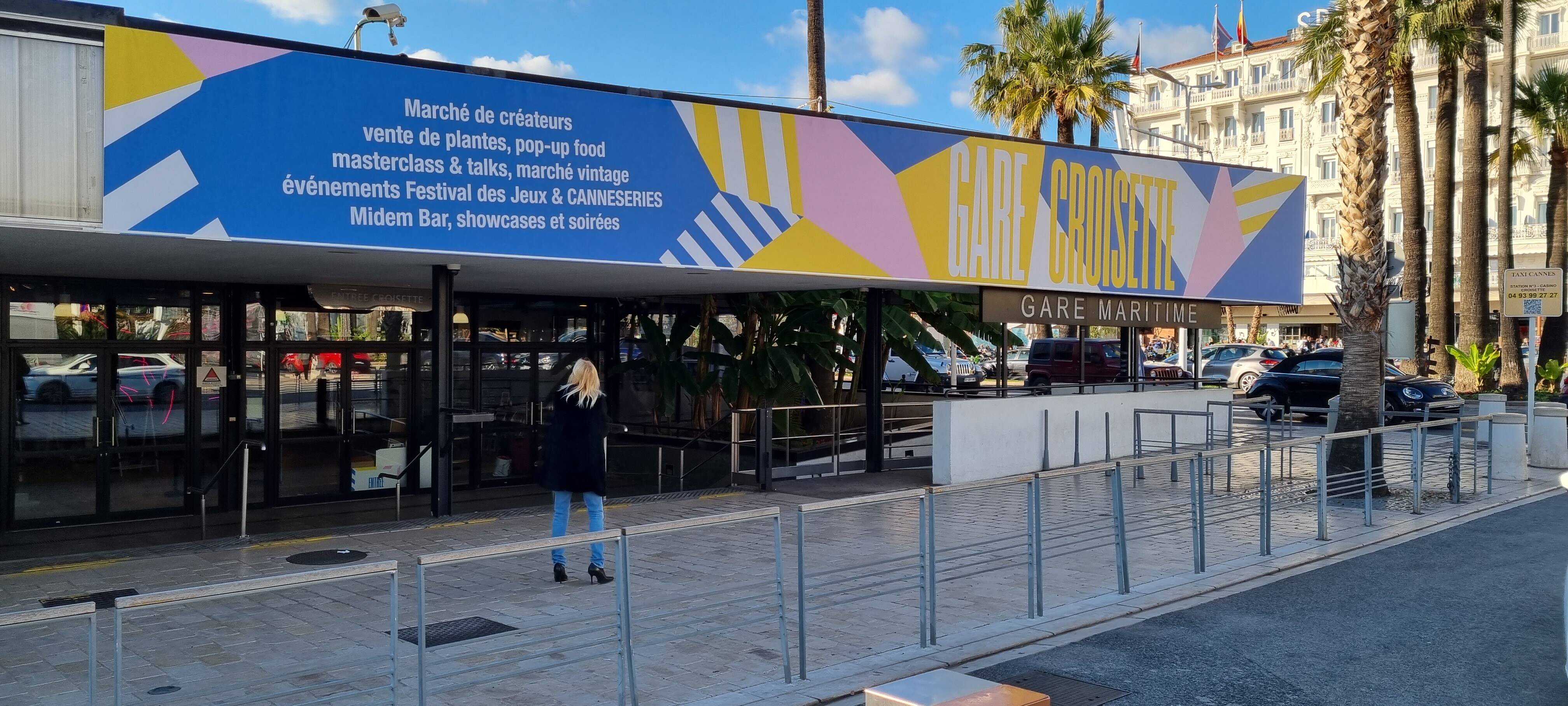 La Gare Croisette à Cannes transformée en espace culturel éphémère pour ...