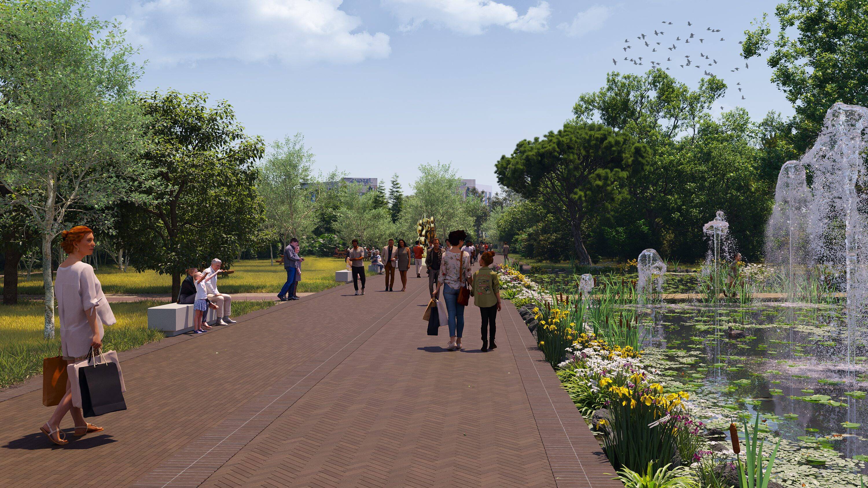 Voilà à quoi ressemblera la future "forêt urbaine" de Nice entre le TNN ...