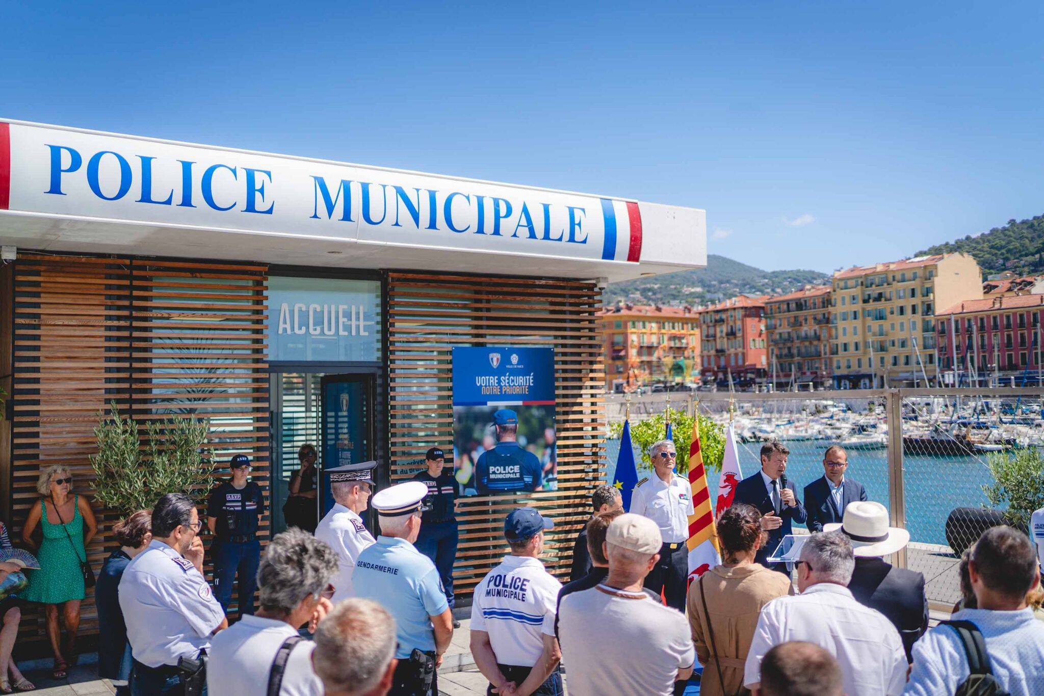 Un poste de police municipale ouvre au port de Nice - Nice-Matin