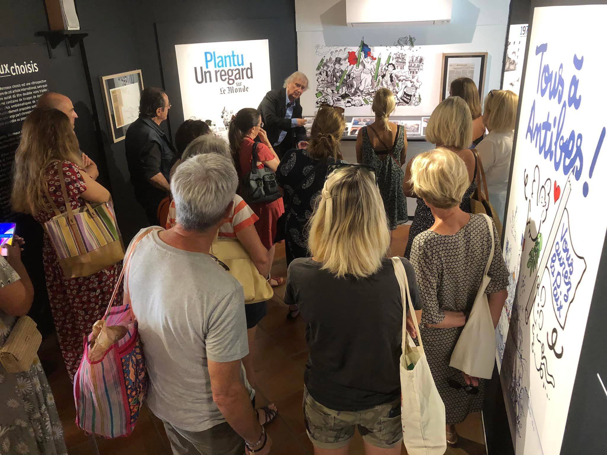 A Antibes, notre histoire revue et corrigée par le dessinateur Plantu ...